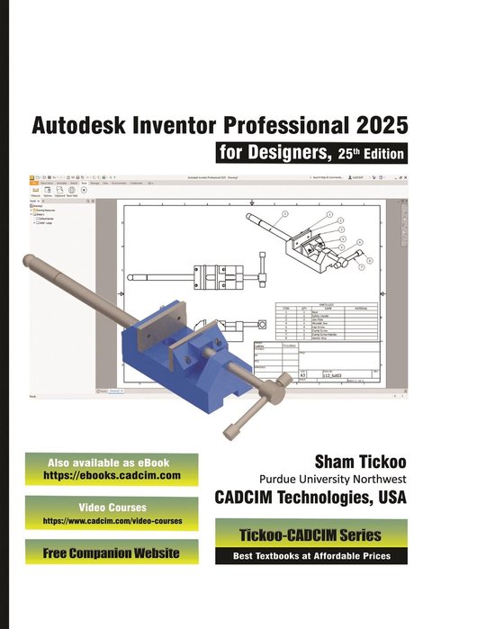 Autodesk Inventor Professional 2025 for Designers, 25th Edition (ebook ...