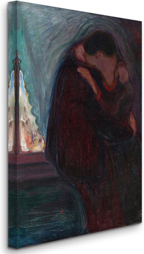 Edvard Munch - The Kiss (1897) De kus (1897) - 3:2 | bol
