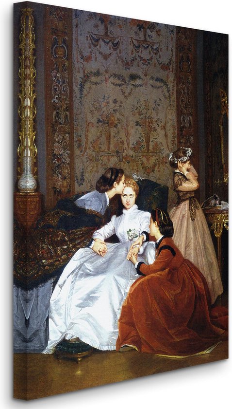 Auguste Toulmouche - La Fiancée Hésitante, The Reluctant Bride, De Aarzelende Bruid... | bol