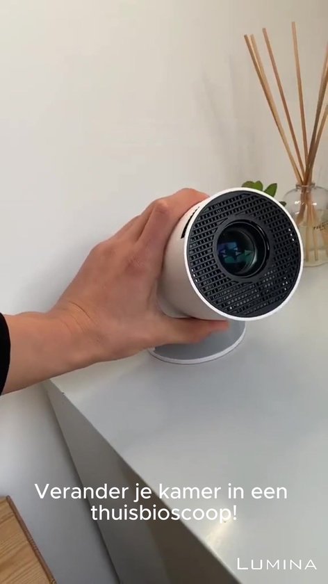 Lumina® Pro Mini Beamer 2025 – Smart Projector met 4K-ondersteuning ...