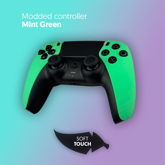 MNR - PS5 - Dualsense Modded Controller - Geen Stickdrift - Hall Effect - Mint Green -... | bol