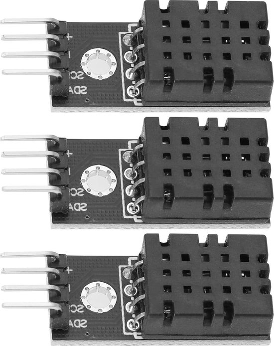 Digitale Temperatuur en Vochtigheid Sensor - 3 stuks, I2C Interface, Voor Verwarming,... | bol