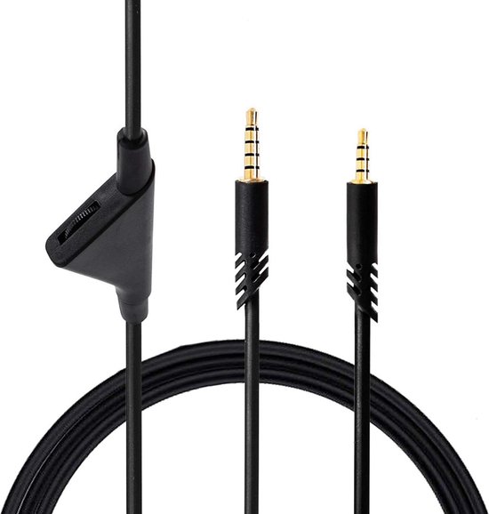 Vervanging Audio Kabel - 2M Hoofdtelefoon Kabel Aux Cord met Volume ...