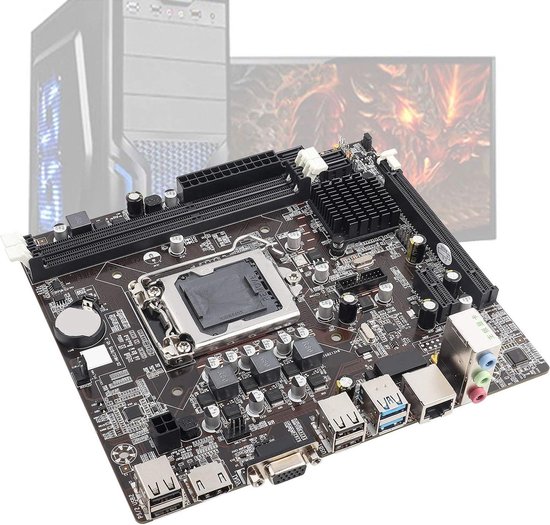 Moederbord DDR3 VGA - HDMI USB3.0 SATA LGA 1155 voor desktopcomputer ...