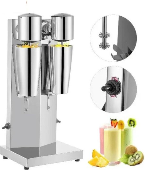 Collox Milkshakemachine - Mixer - Smoothies - Cocktails - Dubbele ...