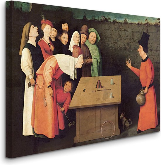 Hieronymus Bosch - The Conjurer - De goochelaar (1502) - 2:3 | bol