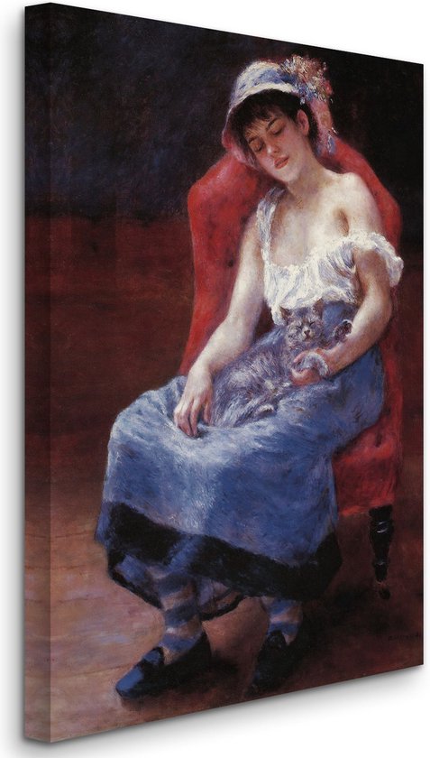 Pierre-Auguste Renoir - Sleeping Girl - Slapend meisje (1880) - 3:2 | bol