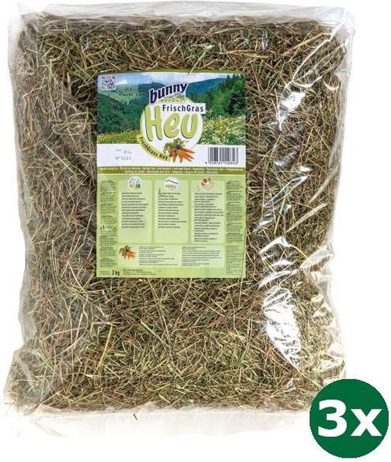 3x2 kg Bunny nature vers gras hooi tuingeluk | bol