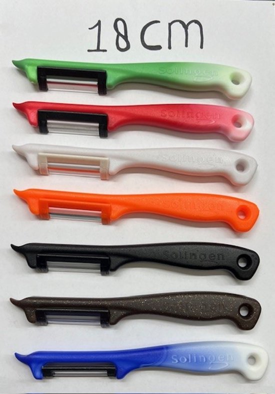 Bundel actie - Solingen Dunschiller Dubbel Mes zwart - voor Fruit- en ...