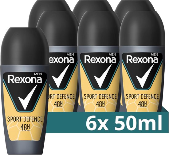 Rexona Men Sport Defence Deodorant Roll on - 6 x 50ml | bol