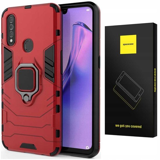 Spacecase X-Ring Case Voor Oppo A31 Rode Cover | bol