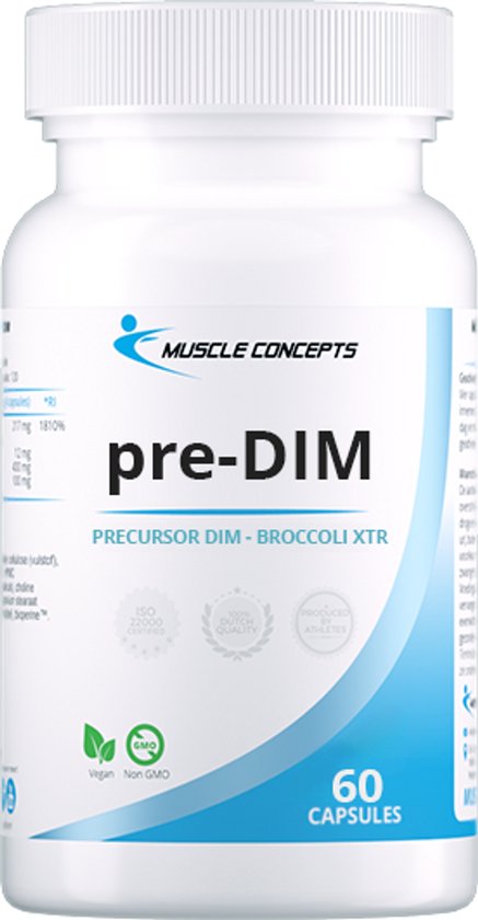 Pre-DIM Supplement - Broccoli & Curcuma Extract - Natuurlijke Hormonale ...