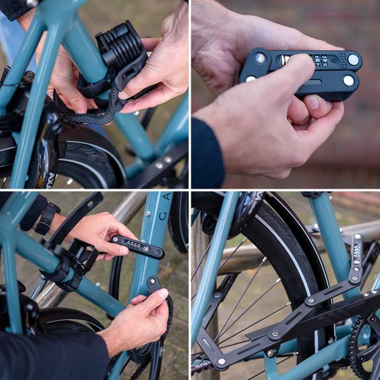 BBB Cycling Fietsslot Cijferslot CodeFold - Vouwslot met Houder - Instelbaar... | bol