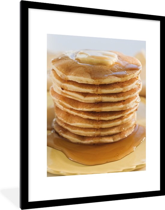 Fotolijst incl. Poster - Deze stapel van pannenkoeken is enorm zoet ...