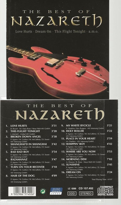 The Best Of Nazareth, Nazareth | Muziek | bol