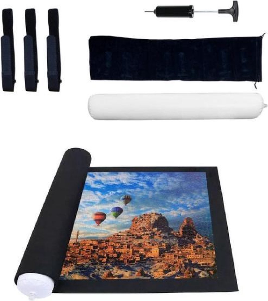 PUZZELMAT voor legpuzzels - Puzzel opbergsysteem - Puzzel rol ...