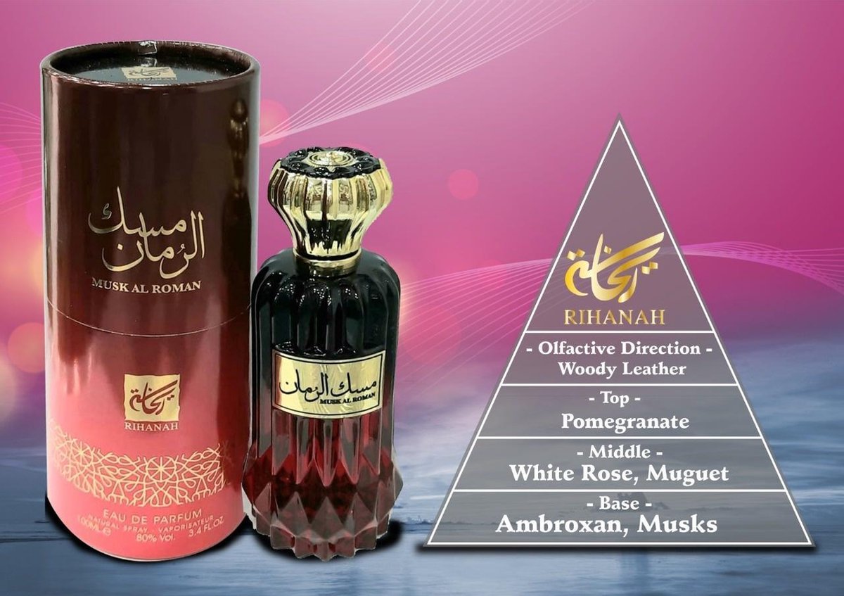 Rihanah - Musk Al Roman - Eau de Parfum - 100ML | bol.com