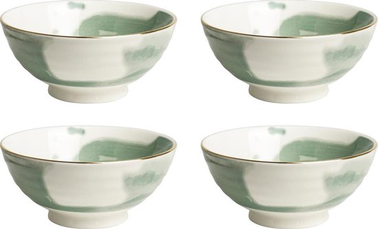 Gusta Table Tales - Schaaltje - Aqua - ø12cm - Evergreen - set 4 stuks ...