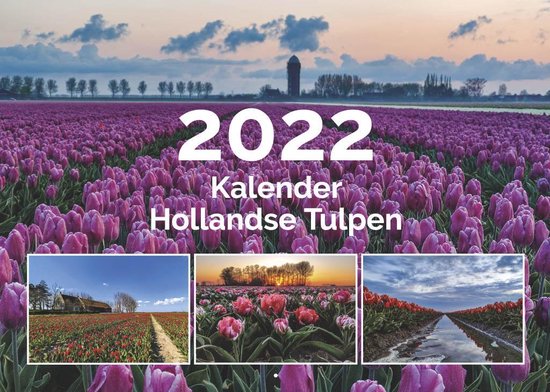 Kalender Hollandse Tulpen - Maandkalender 2022 - 12 foto's op A4 ...