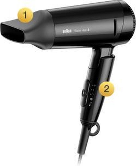bol.com | Braun Satin Hair 3 HD 350 Style&Go Föhn