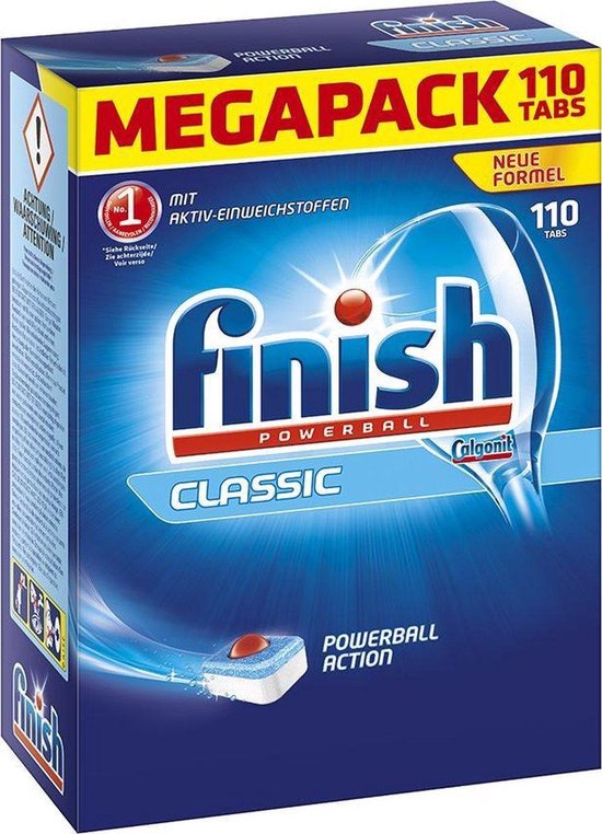 finish powerball classic tabs 110 vaatwastabletten | bol