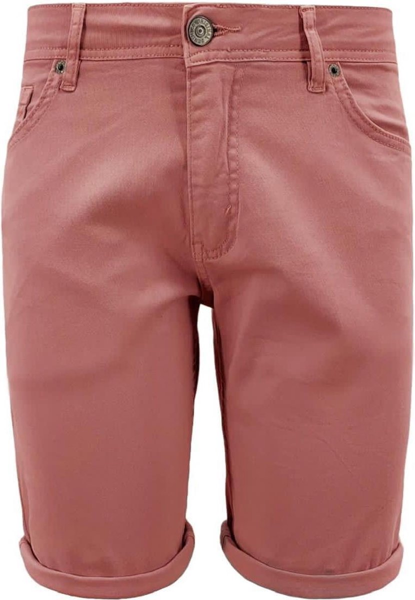 Ferlucci - Heren Short - Denim - Stretch - Model Rimini - Roze | bol.com