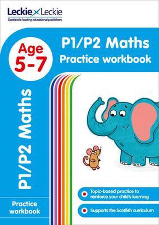 P1/P2 Maths Practice Workbook | 9780008250294 | Leckie | Boeken | bol.com
