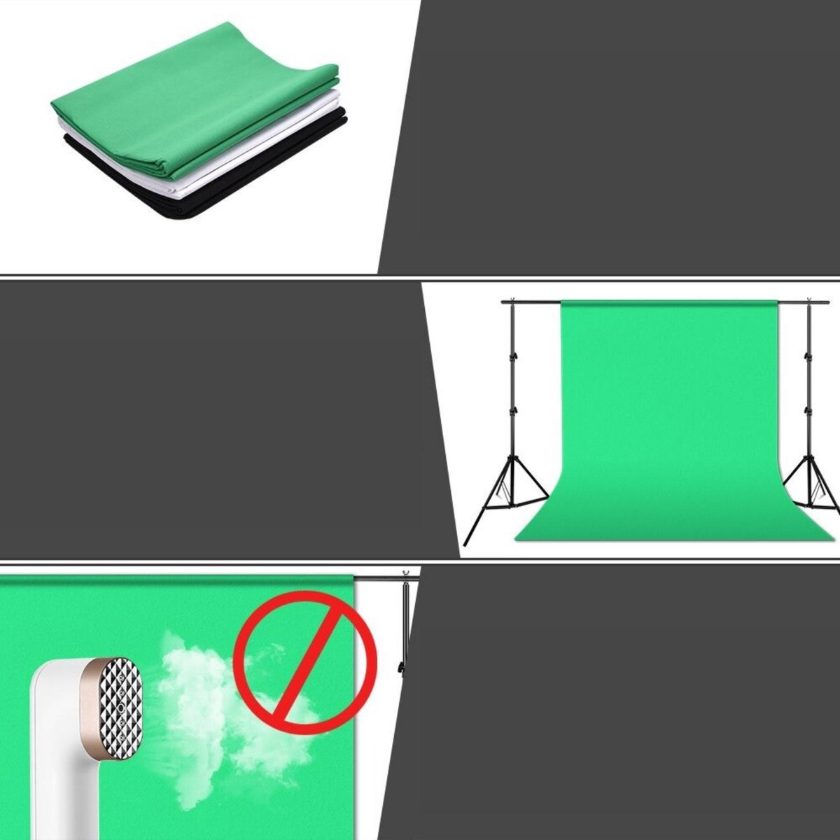 Fotostudio Set | Greenscreen | Doek | Fotokader | Fotografie | Studio ...