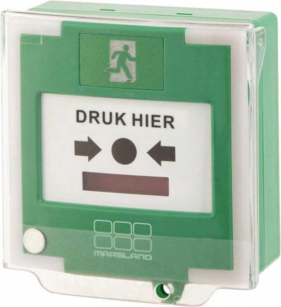 Elocktron toegangssystemen Groene handmelder noodschakelaar voor deur ...