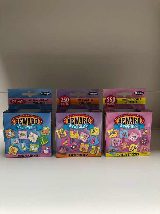 Reward Stickers - Beloningsstickers - Overdoos 24 x 250 stickers | bol.com