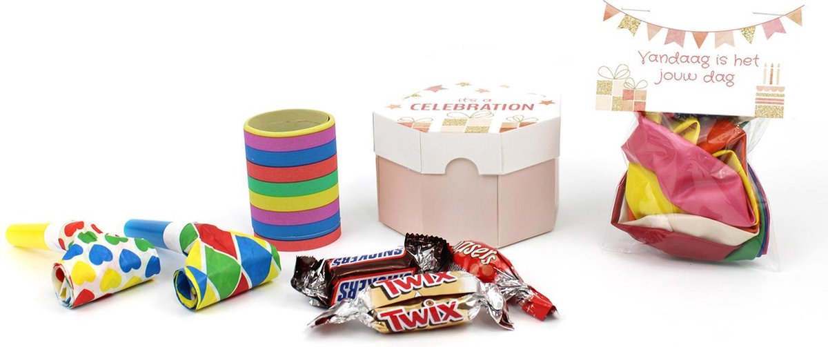 THNX 3-in-1 combinatie cadeau THNX - Verjaardagscadeau - Celebrations ...