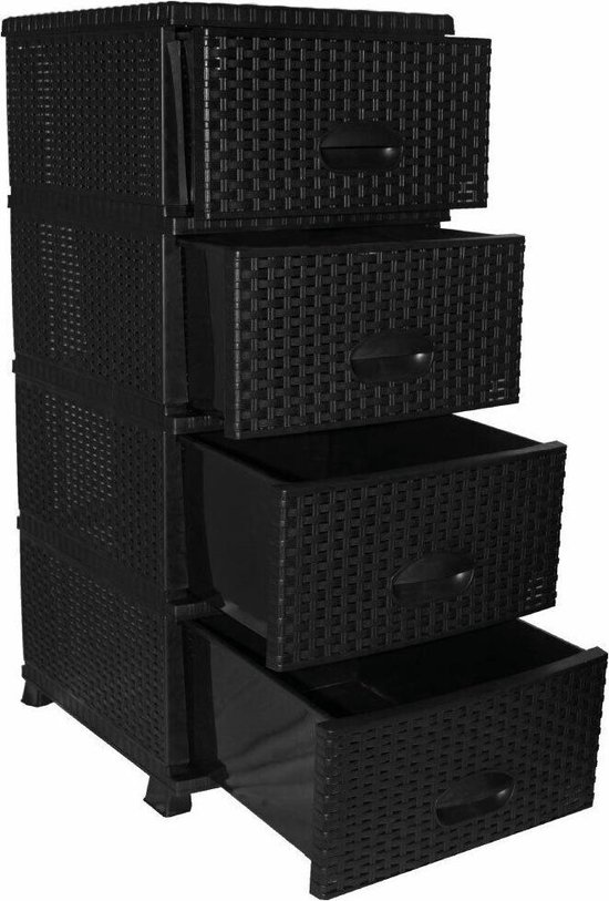Rotan Country Ladekast - ladesysteem - Ladekast - ladeblok - commode ...