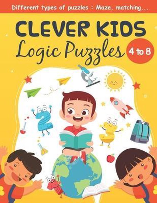 Clever Kids logic puzzles 4 to 8, Different types of puzzles, Thomas ...