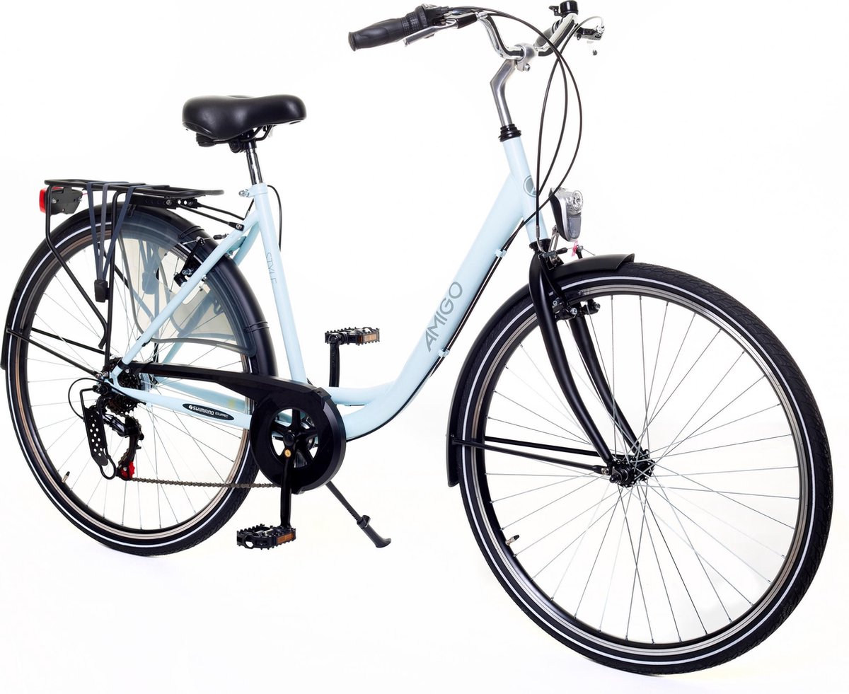 Amigo Style - Damesfiets 28 inch - Fiets met 6 versnellingen ...