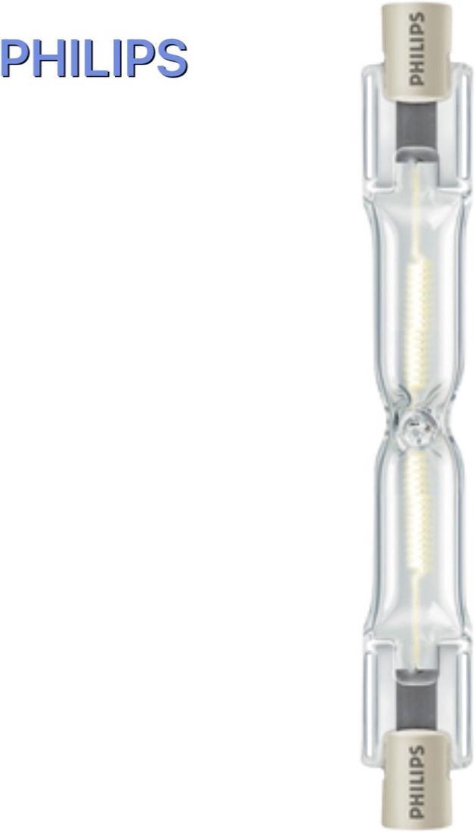 Philips R7s 48W > (60w) Kort Plusline ES Halogeenlamp 2-Kneeps 78mm (4 ...