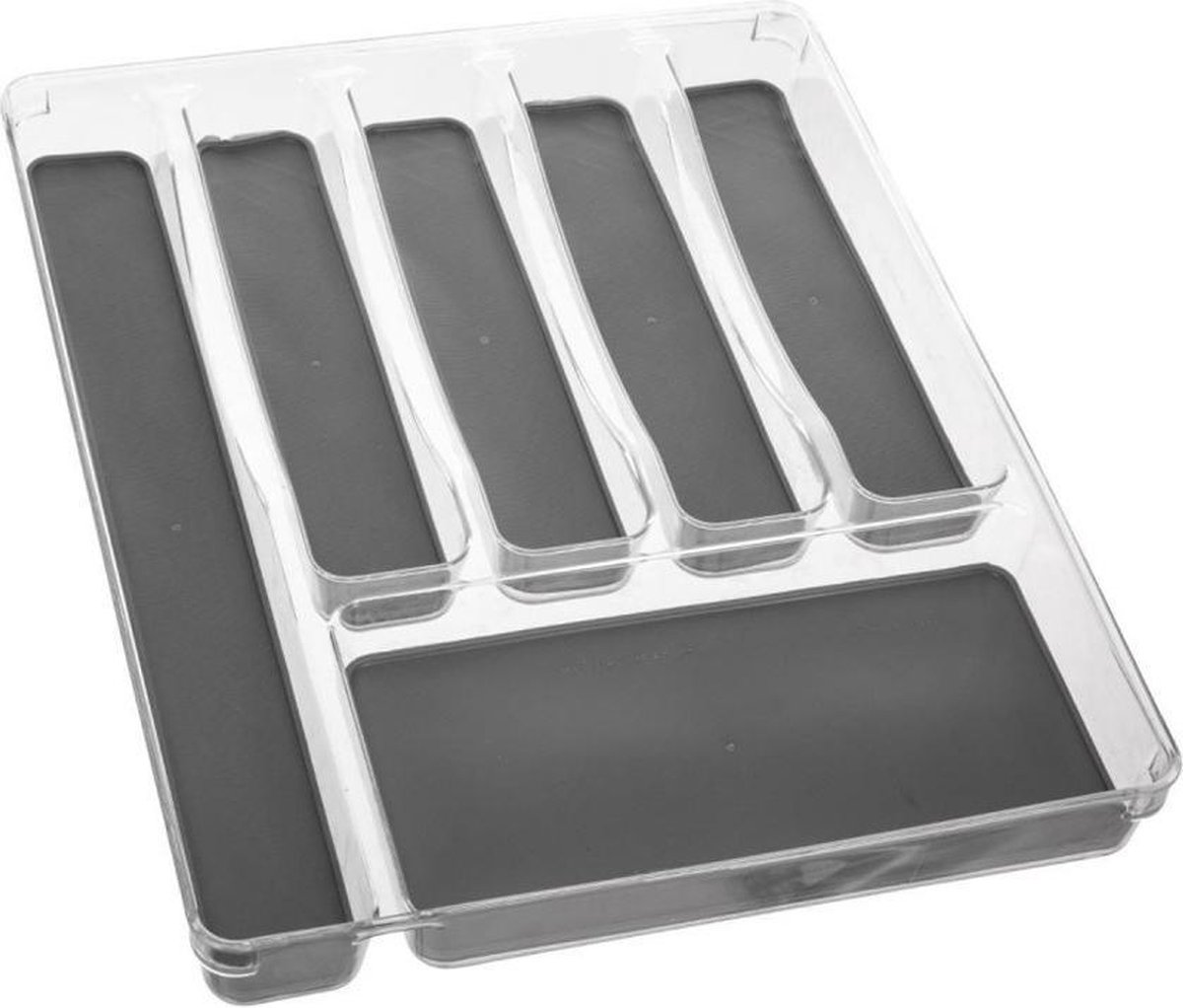 Five Bestekbak 6 vaks 40 X 32 X 4 5 Cm Transparant Sorteervakken five-bestekbak-6-vaks-40-x-32-x-4-5-cm-transparant-sorteervakken