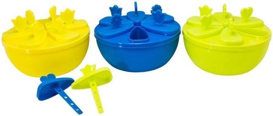 IJslollymaker, ijsjeshouder voor 6 ijsjes 45ml | bol.com