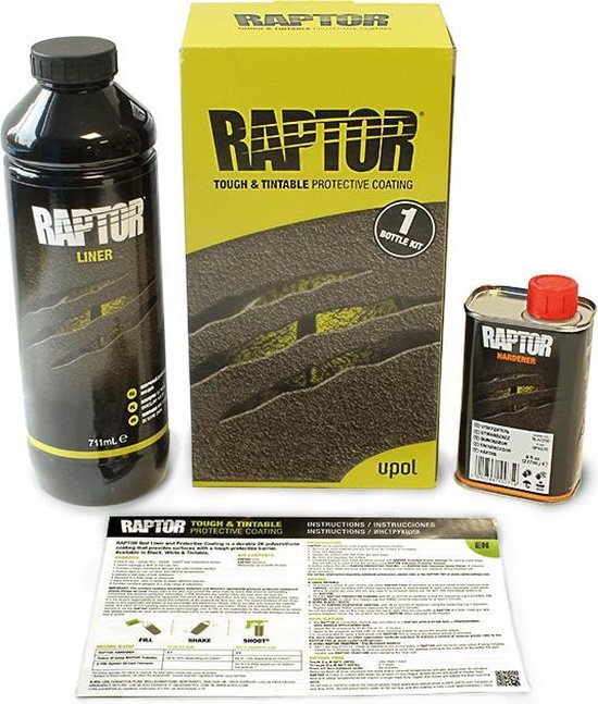 Raptor Liner TINTABLE 1 liter Set | bol