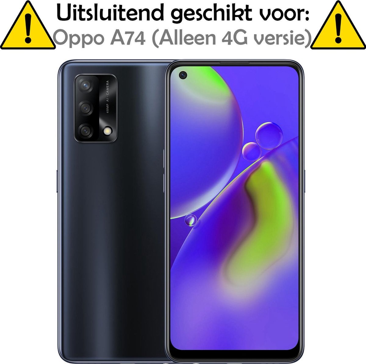 Oppo A74 4G Hoesje Transparant Siliconen Case - Oppo A74 4G Case Hoesje ...