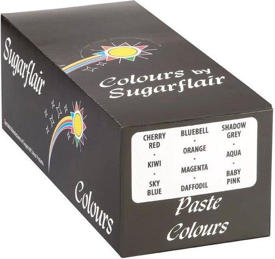 Sugarflair Spectral Concentrated Paste Colours Voedingskleurstof Pasta ...