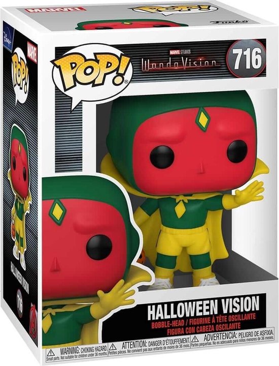 Funko Vision (Halloween) - Funko Pop! - Wandavision Figuur - 9cm | bol.com