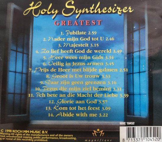 Holy Synthesizer Greatest, Hans Mortél - Bert Moll | CD (album ...