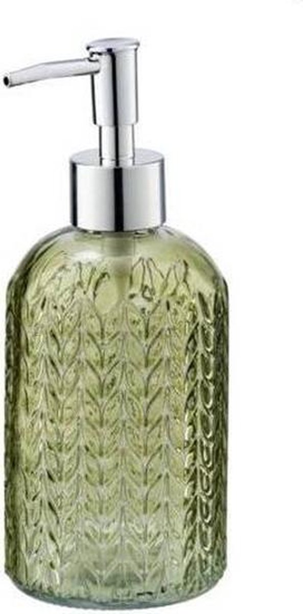 WENKO Zeepdispenser Vetro groen 400ml - Zeeppompje | bol.com