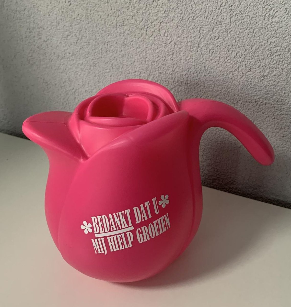 Gieter tulp diep/donker roze | Bedankt dat u mij hielp groeien | Juf ...