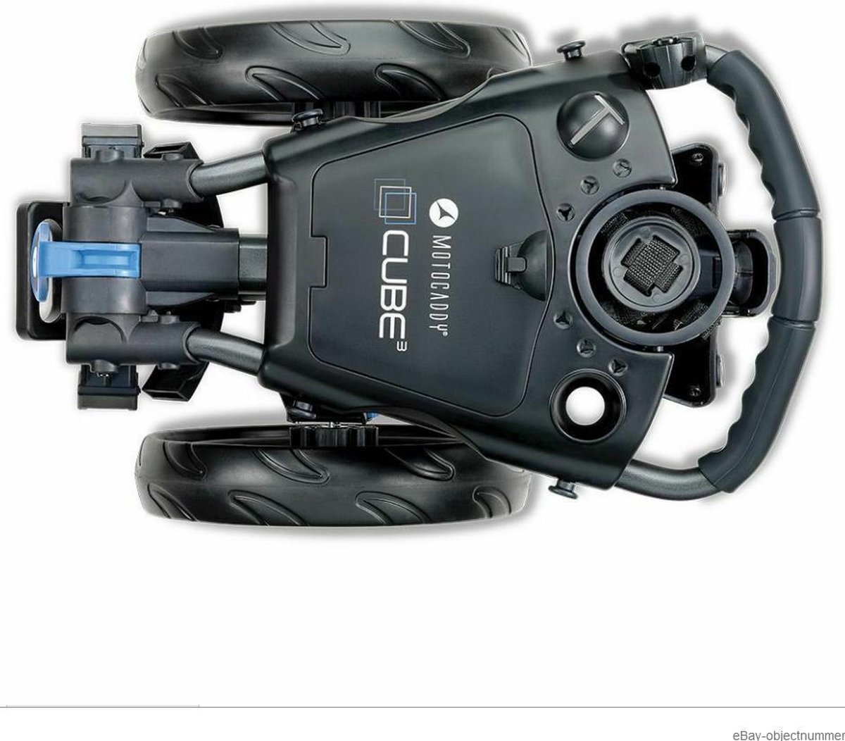 MOTOCADDY CUBE PUSH TROLLEY - blue | bol.com
