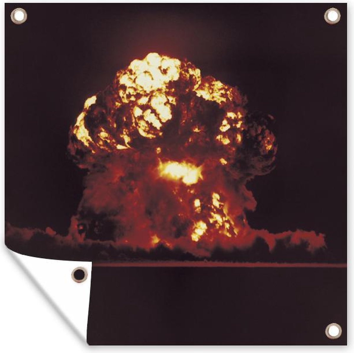Tuinposter - Nucleaire bom - 80x60 cm | bol.com
