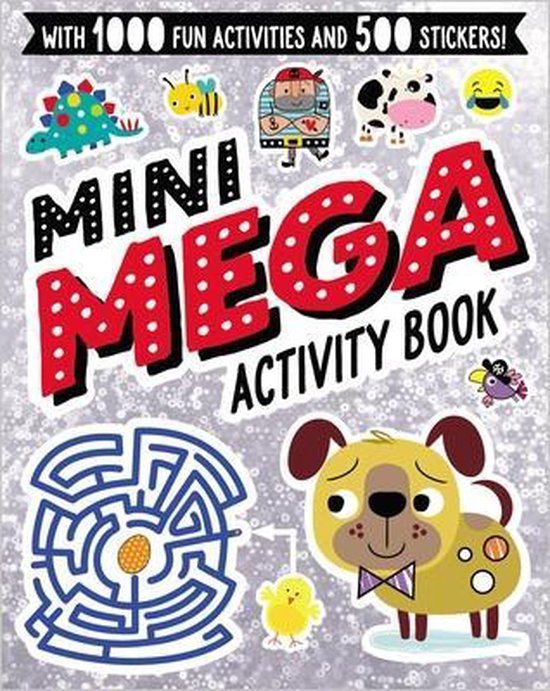 Mini Mega Sticker Book Silver | 9781788430890 | Boeken | bol.com