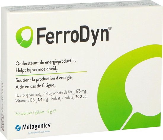 Metagenics Ferrodyn 30 capsules | bol.com
