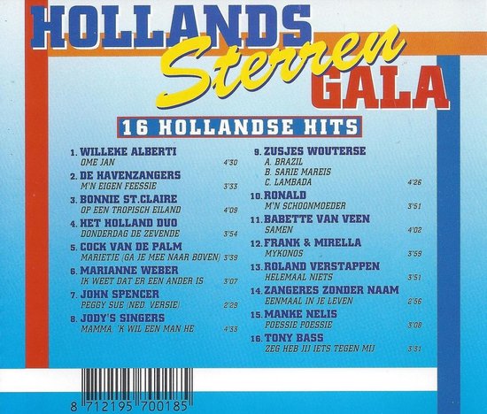 Hollandse Sterren Gala, various artists | CD (album) | Muziek | bol