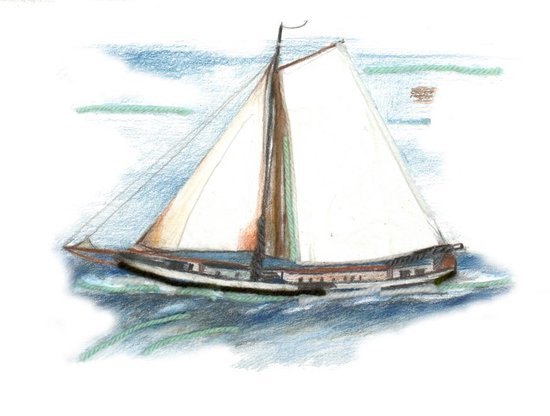 Poster Waddenzee - Hanneke de Jager - Multikleur - 80 x 140 cm ...